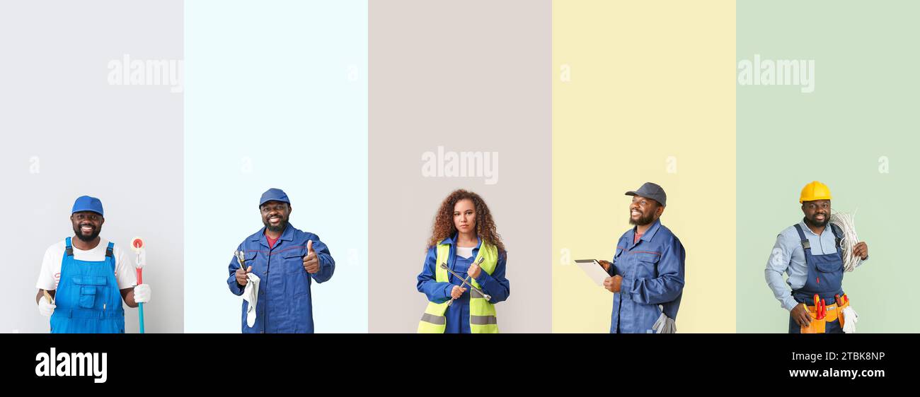 African american workers hi-res stock photography and images - Alamy