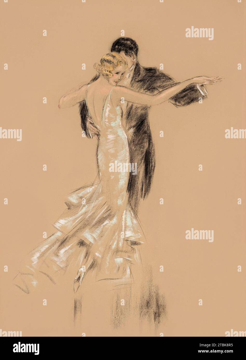 "Study drawing for ""The Tango"" 1930 Stock Photo - Alamy