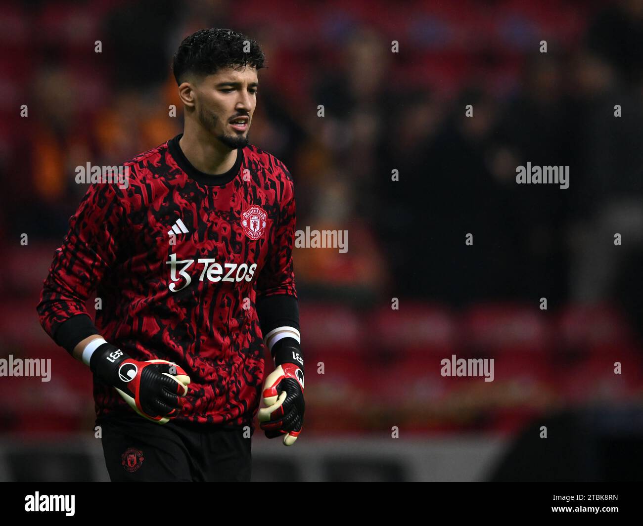 ISTANBUL - Manchester United FC goalkeeper Altay Bayindir during the ...