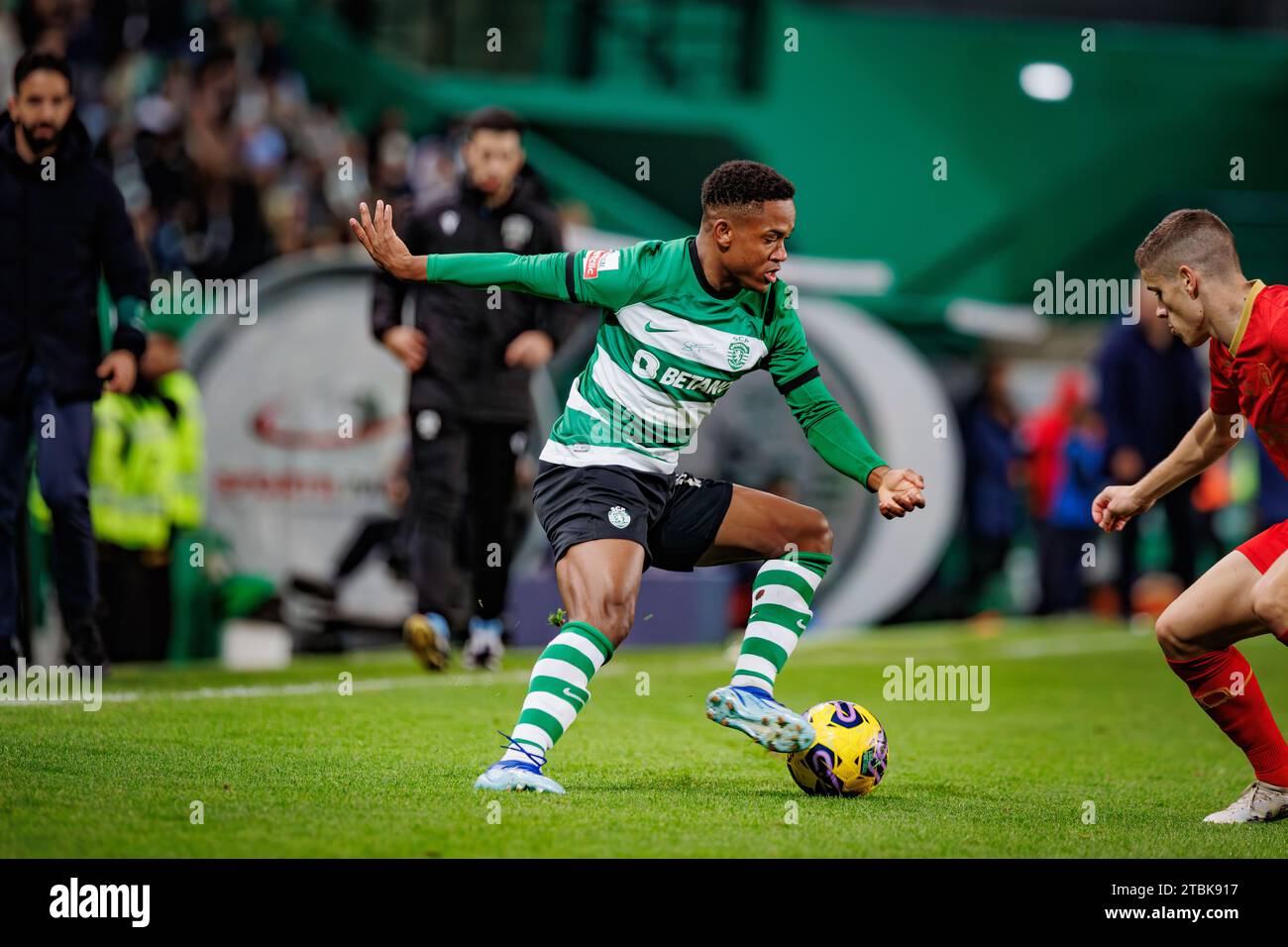 Geny Catamo during Liga Portugal 23/24 game between Sporting CP and Gil ...