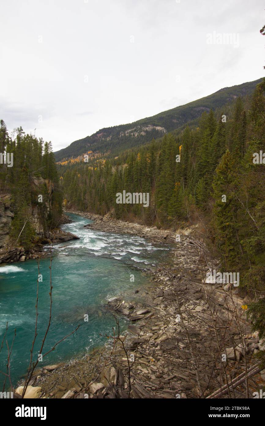 Blue and green Fraser River in Canada Stock Photo - Alamy