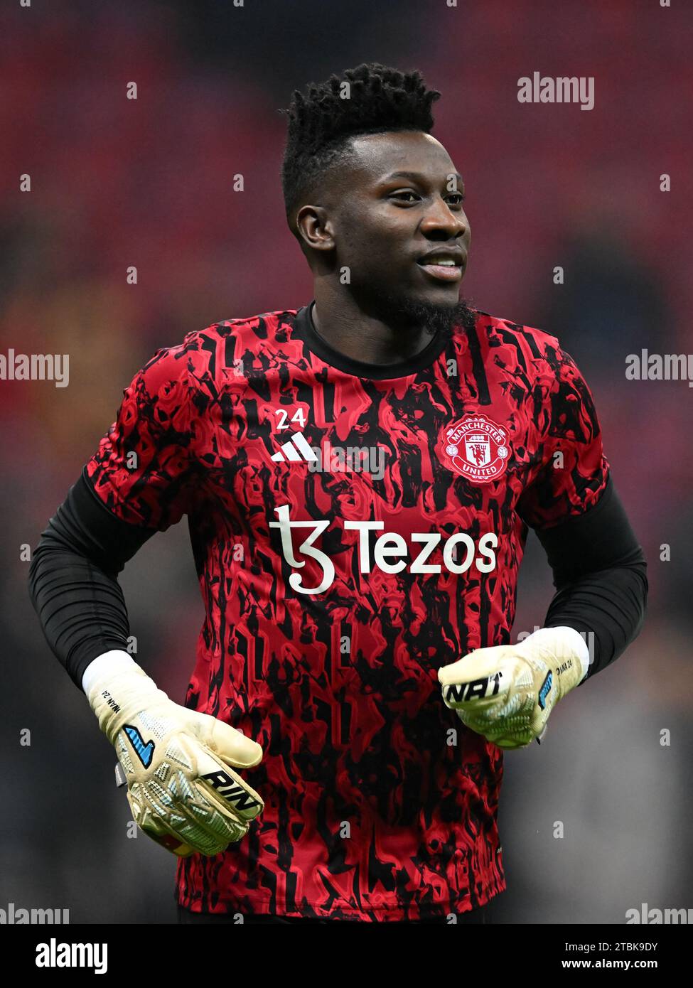 ISTANBUL - Manchester United FC goalkeeper Andre Onana during the UEFA ...