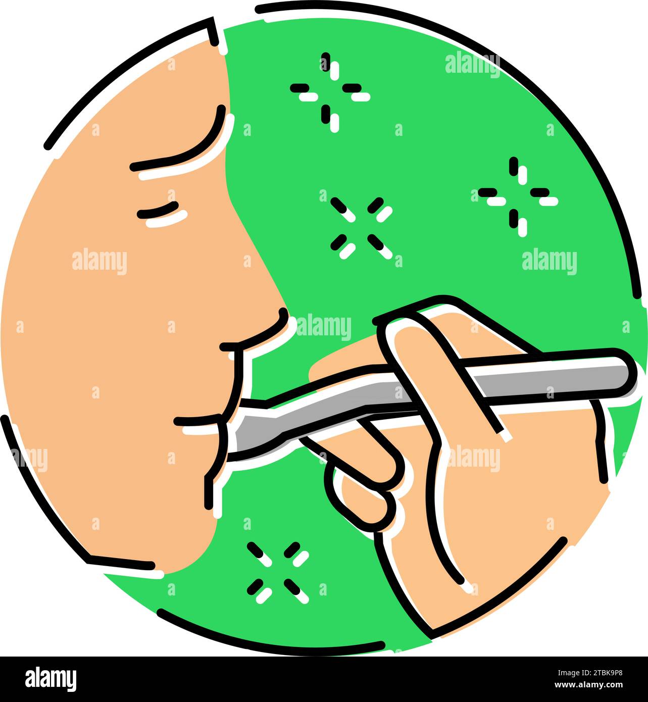 Sauce tasting Stock Vector Images - Alamy