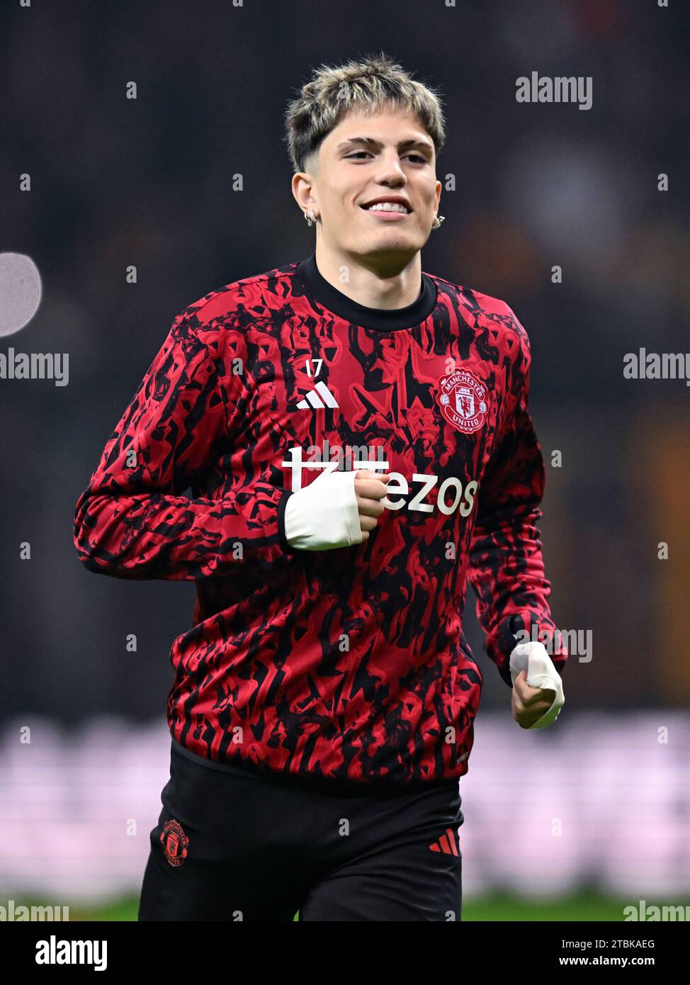 ISTANBUL - Alejandro Garnacho of Manchester United FC during the UEFA ...