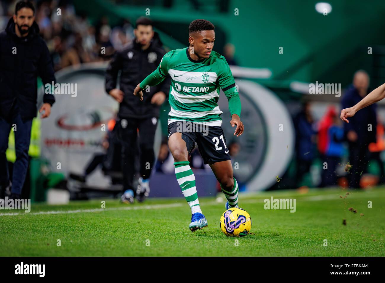 Geny Catamo during Liga Portugal 23/24 game between Sporting CP and Gil ...