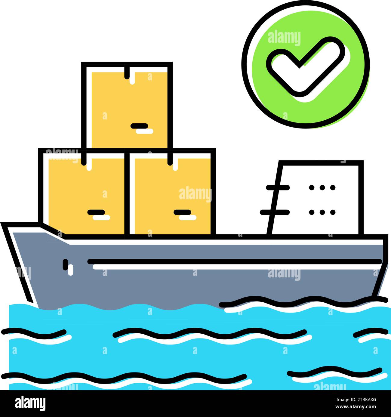 Package service delivery manager vector inventory transport hi-res ...