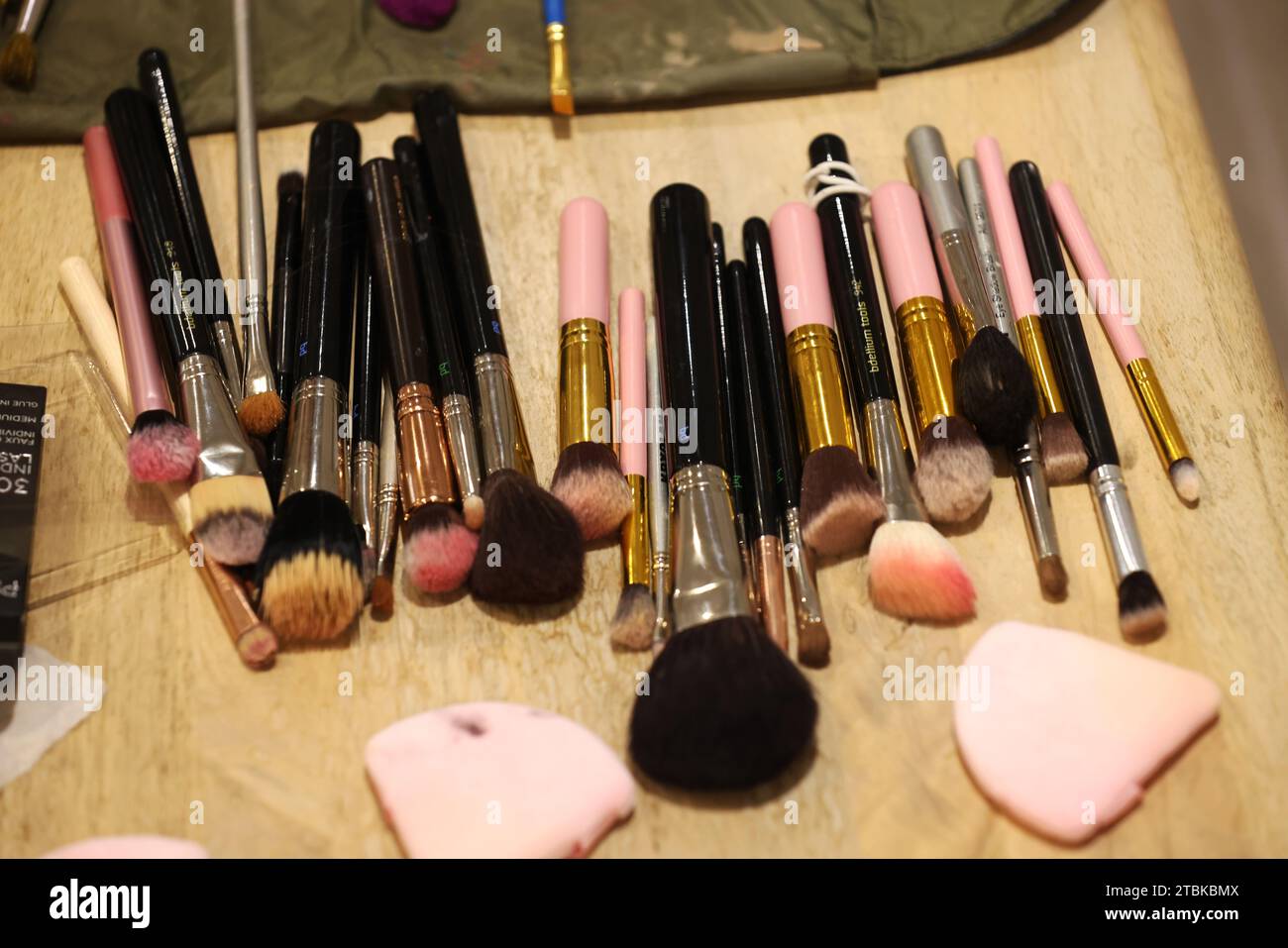 General views of mark-up ready to be used on models and brides in ...