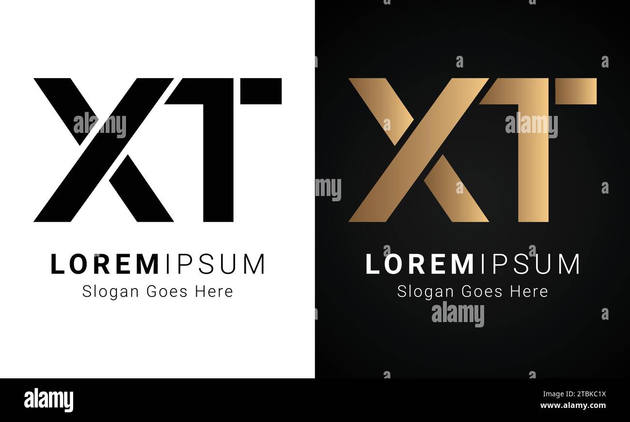 Tx logo design hi-res stock photography and images - Alamy