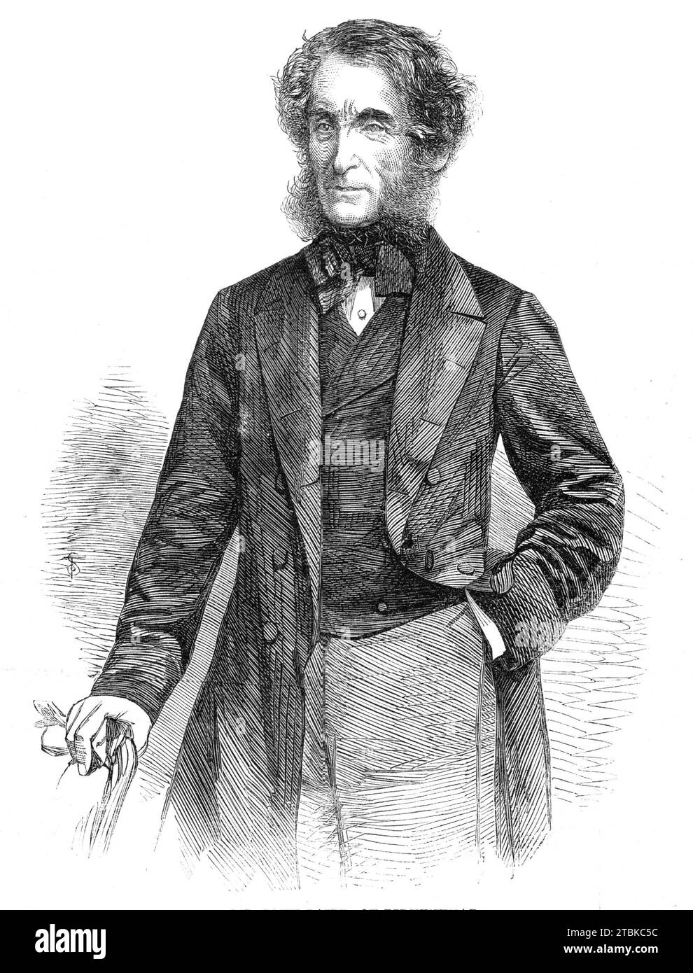 Mr. John Laird, of Birkenhead, 1861. Engraving from a photograph by ...