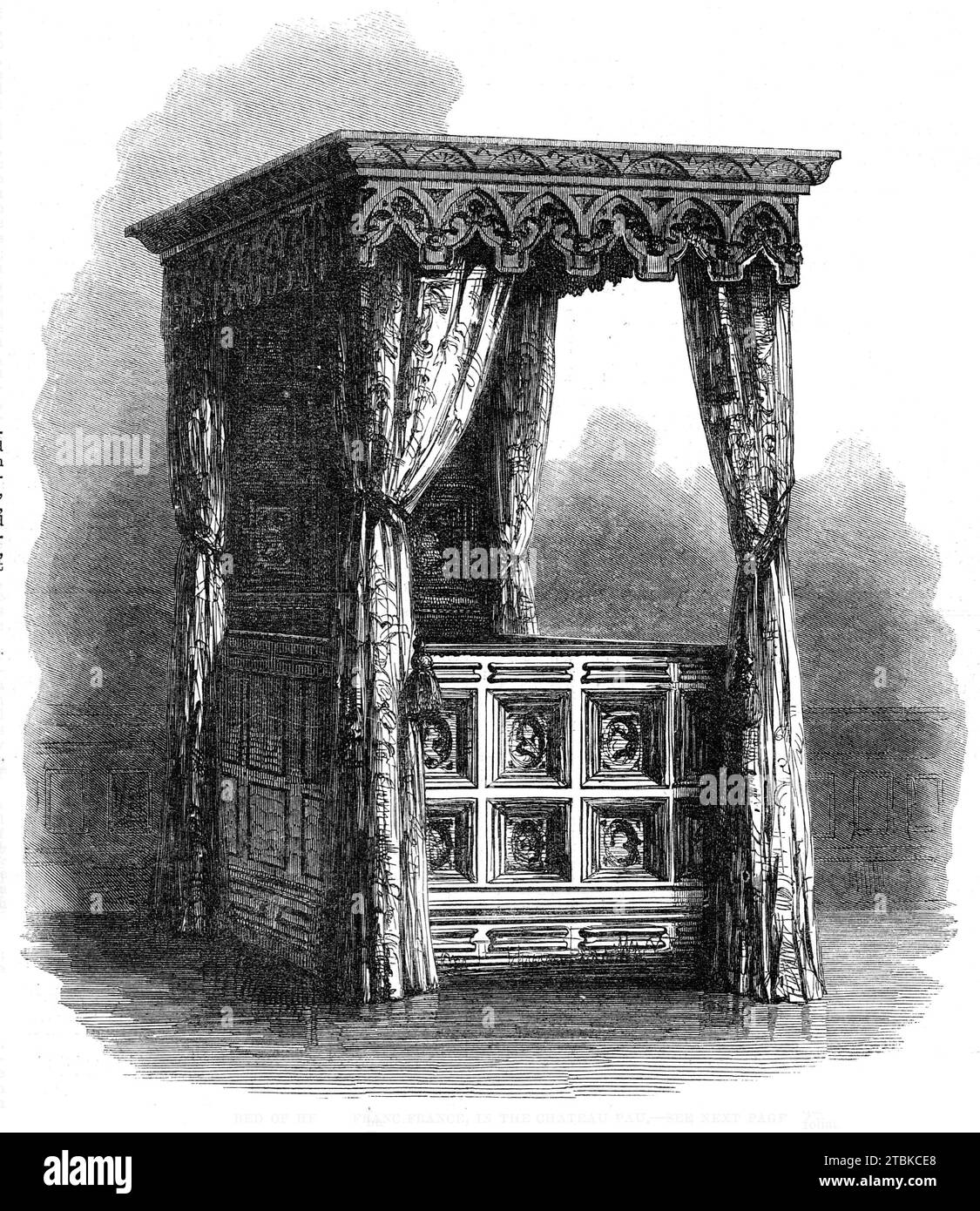 Kings bed chamber Black and White Stock Photos & Images - Alamy