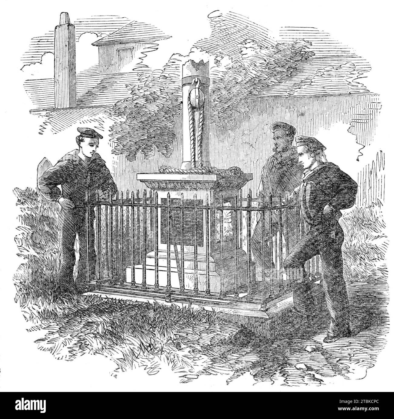 Monument to the memory of Capt. Boyd and six seamen of H.M.S. Ajax, in ...