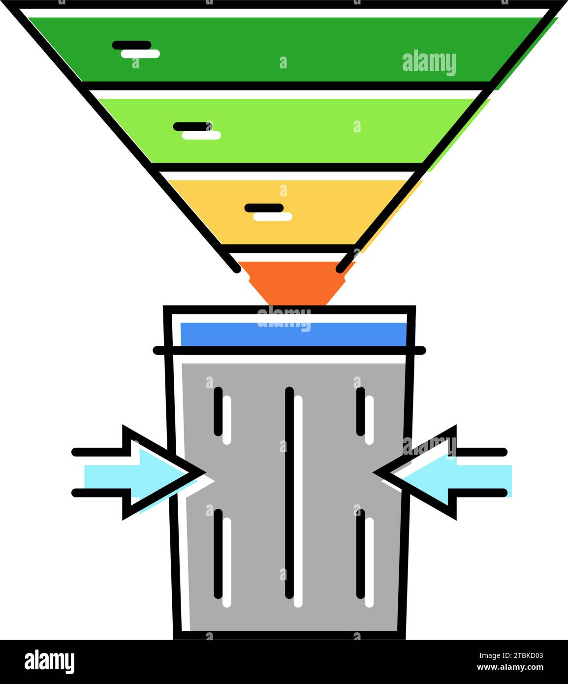 waste reduction green living color icon vector illustration Stock ...