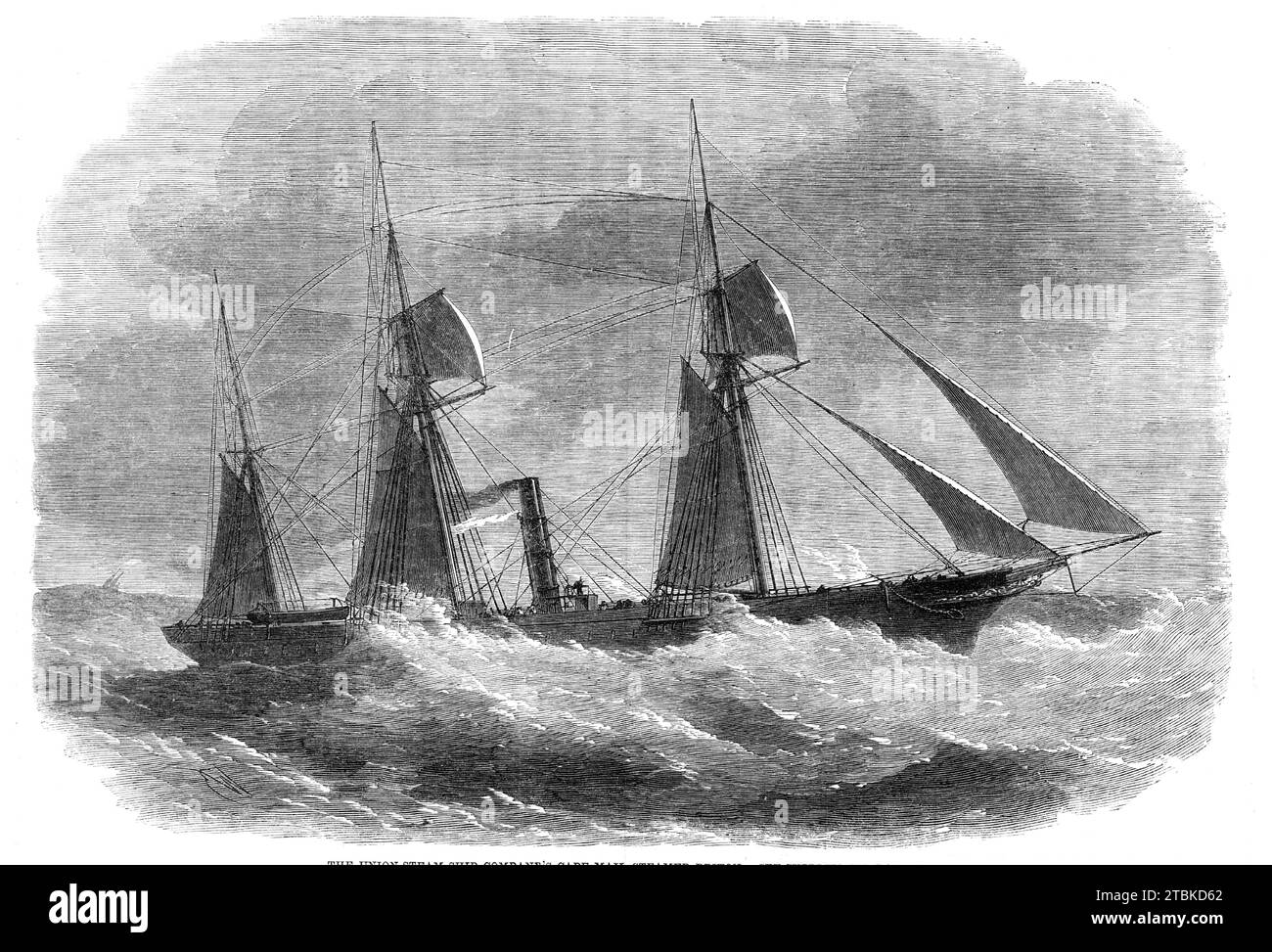 The Union Steam-ship Company's Cape Mail steamer Briton, 1861. '...the ...