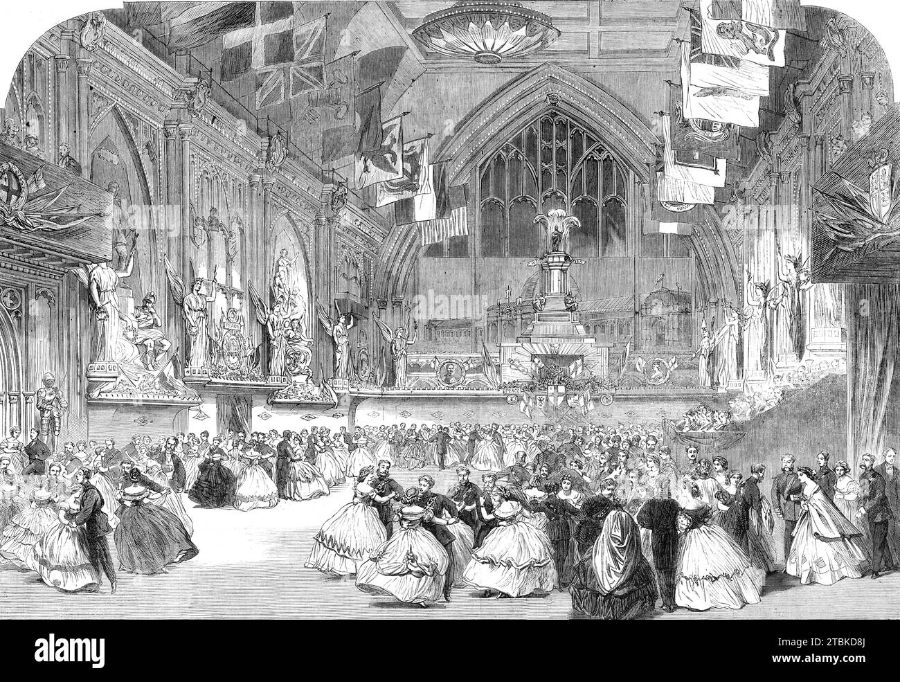 The London Rifle Brigade Ball at Guildhall, [London], 1861. 'There was ...