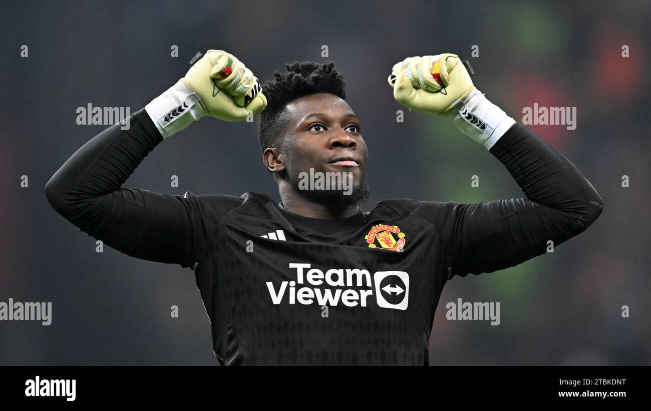 ISTANBUL - Manchester United FC goalkeeper Andre Onana during the UEFA ...