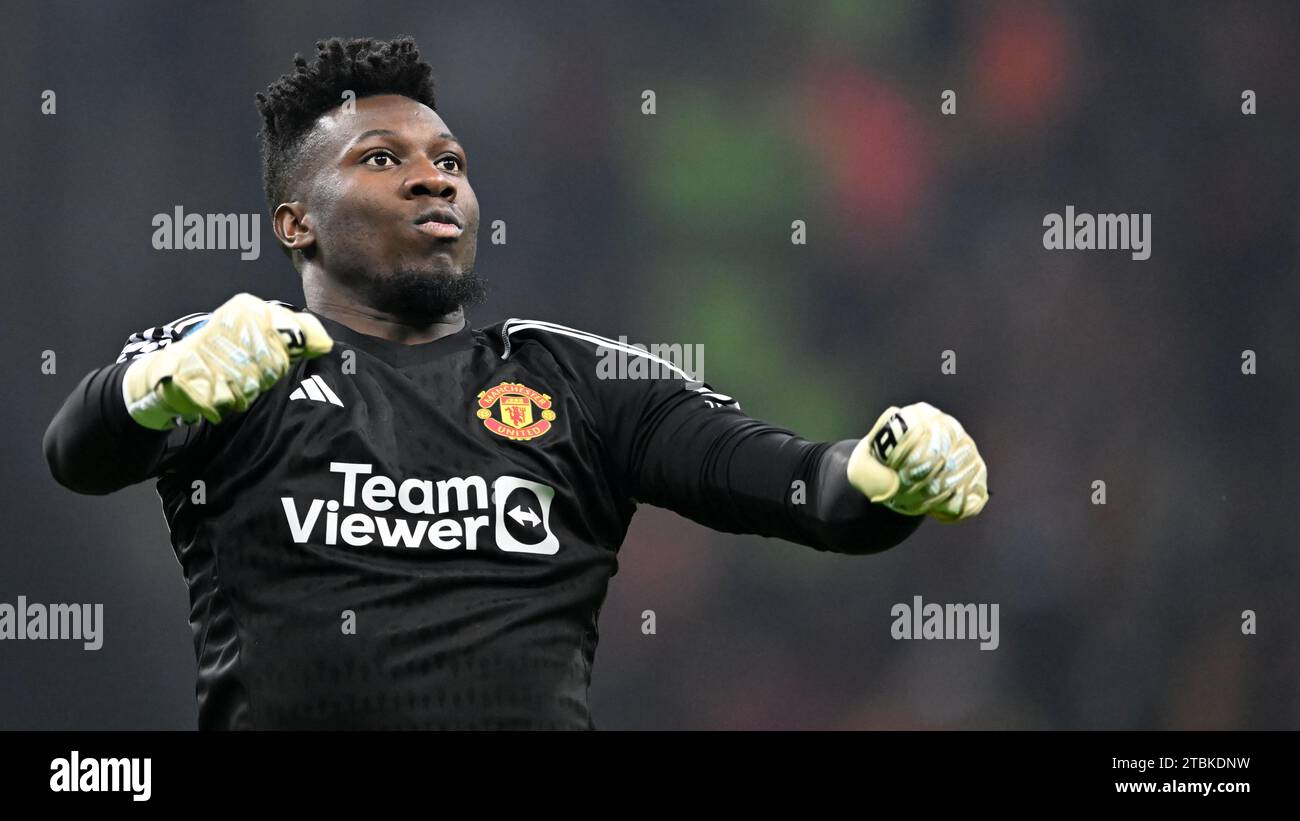 ISTANBUL - Manchester United FC goalkeeper Andre Onana during the UEFA ...