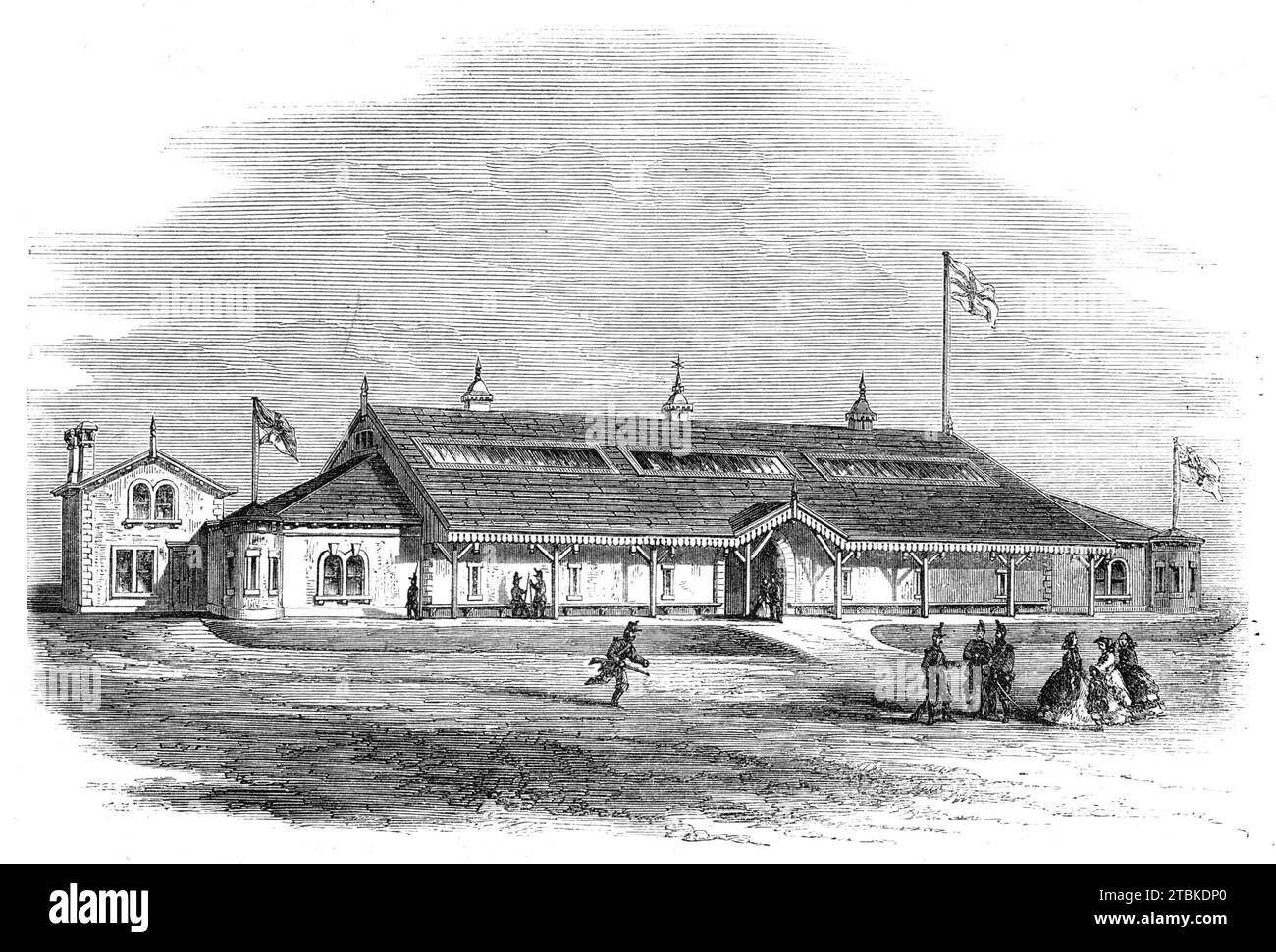 Armoury and drillroom at Bradford for the Third West Yorkshire Rifle ...