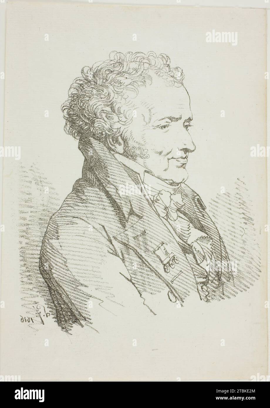 Portrait of Vivant-Denon, 1816 Stock Photo - Alamy