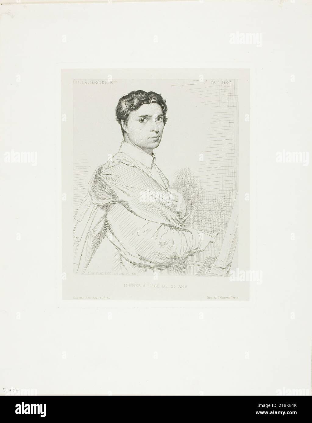 Ingres at Age Twenty-four, 1869 Stock Photo - Alamy