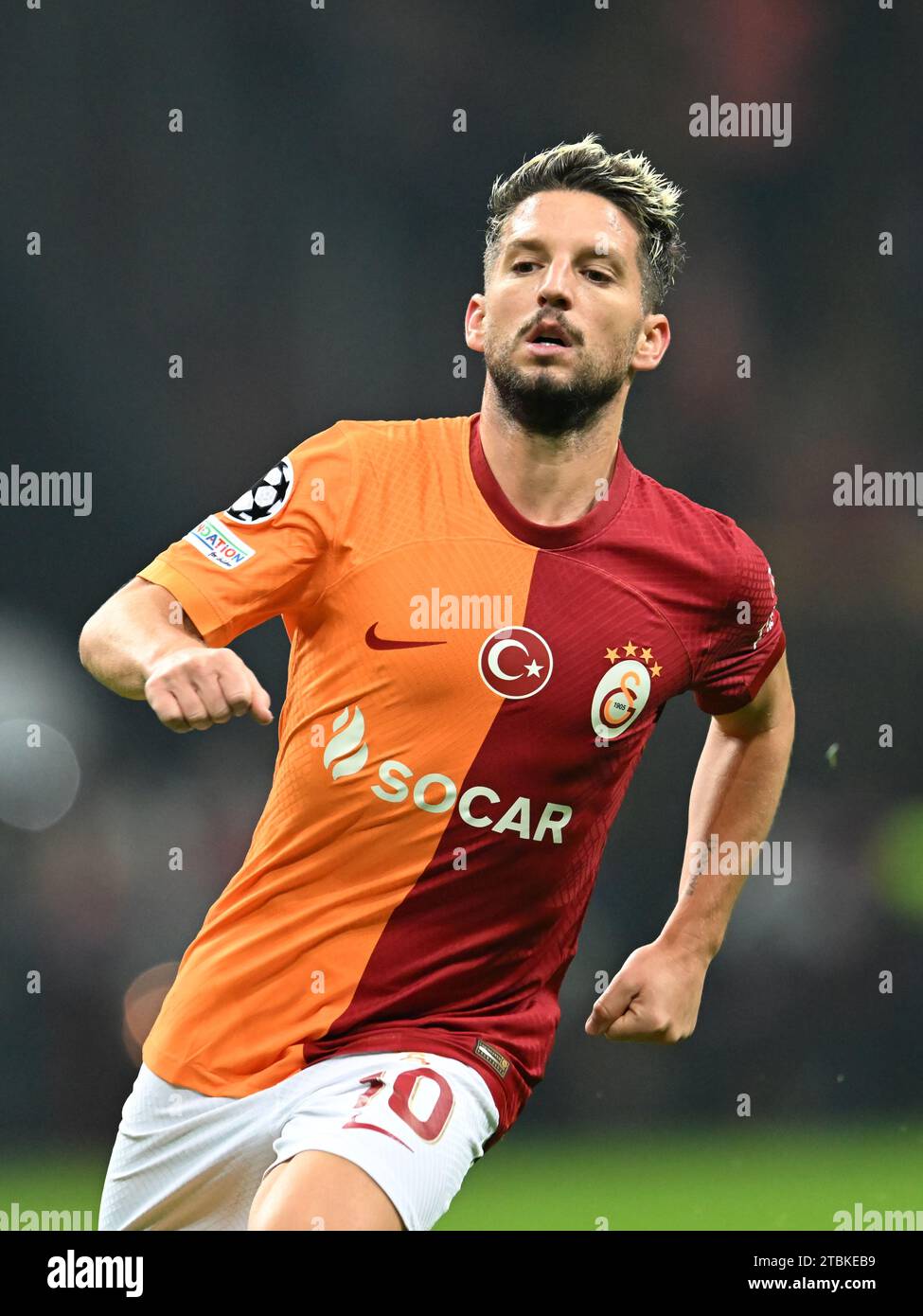ISTANBUL - Dries Mertens of Galatasaray during the UEFA Champions ...