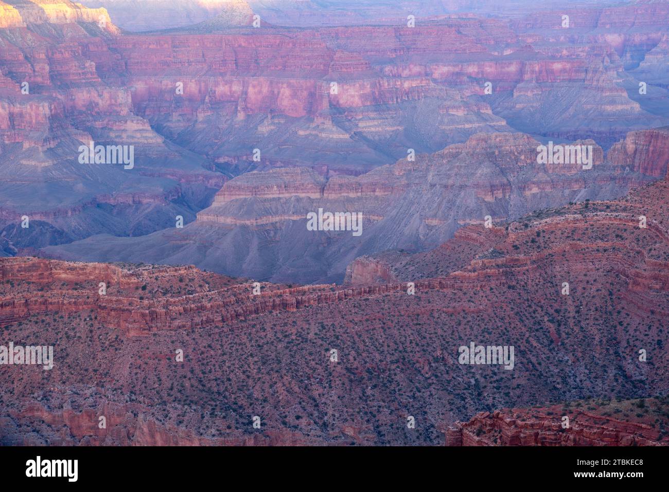 Photograph of the spectacular Grand Canyon, taken from remote Point ...