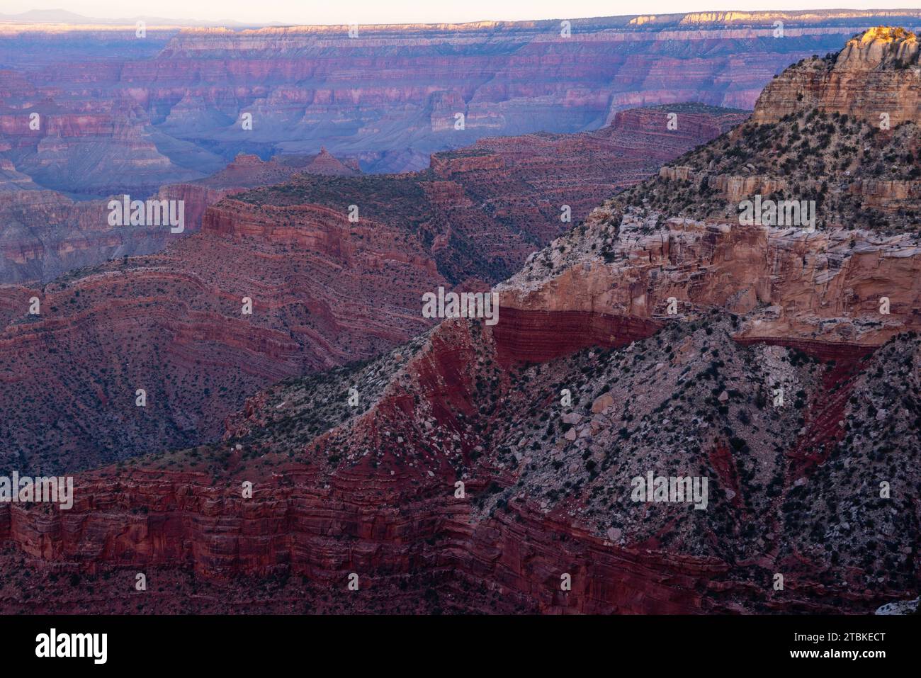 Photograph of the spectacular Grand Canyon, taken from remote Point ...