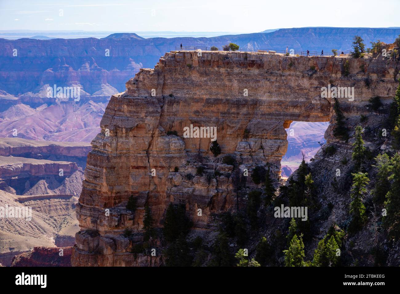 Photograph of Angel's Window at Cape Royal, North Rim. Grand Canyon ...