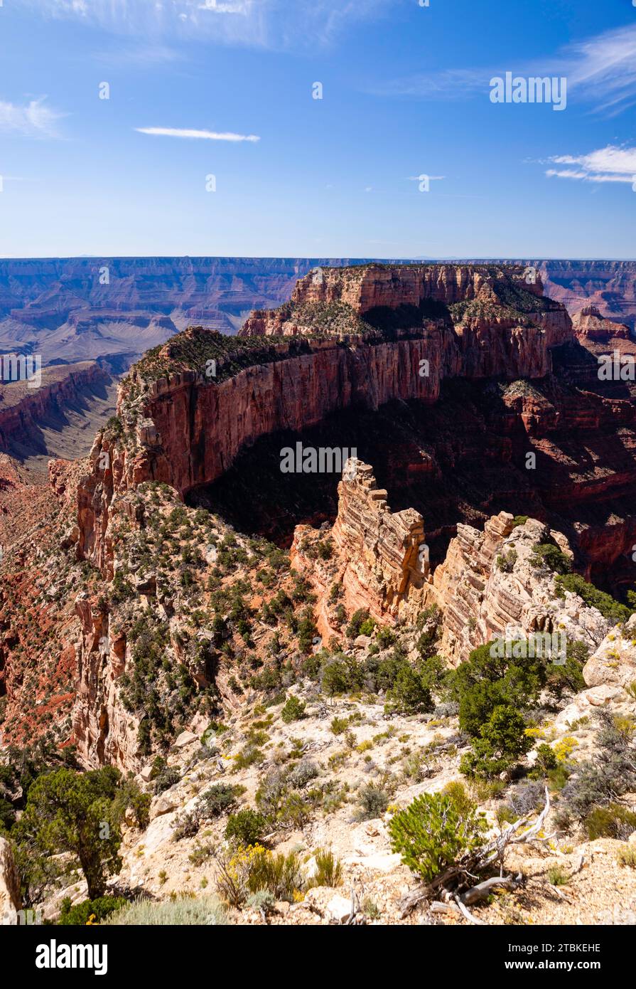 Photograph from Cape Royal, North Rim. Grand Canyon National Park ...