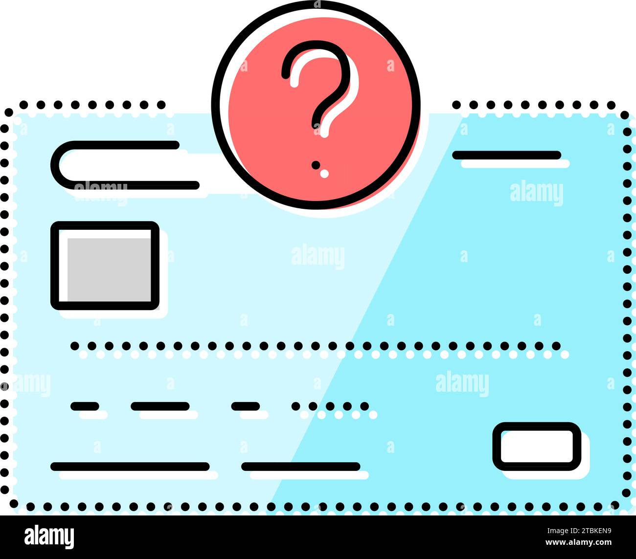 Lost credit card Stock Vector Images - Alamy