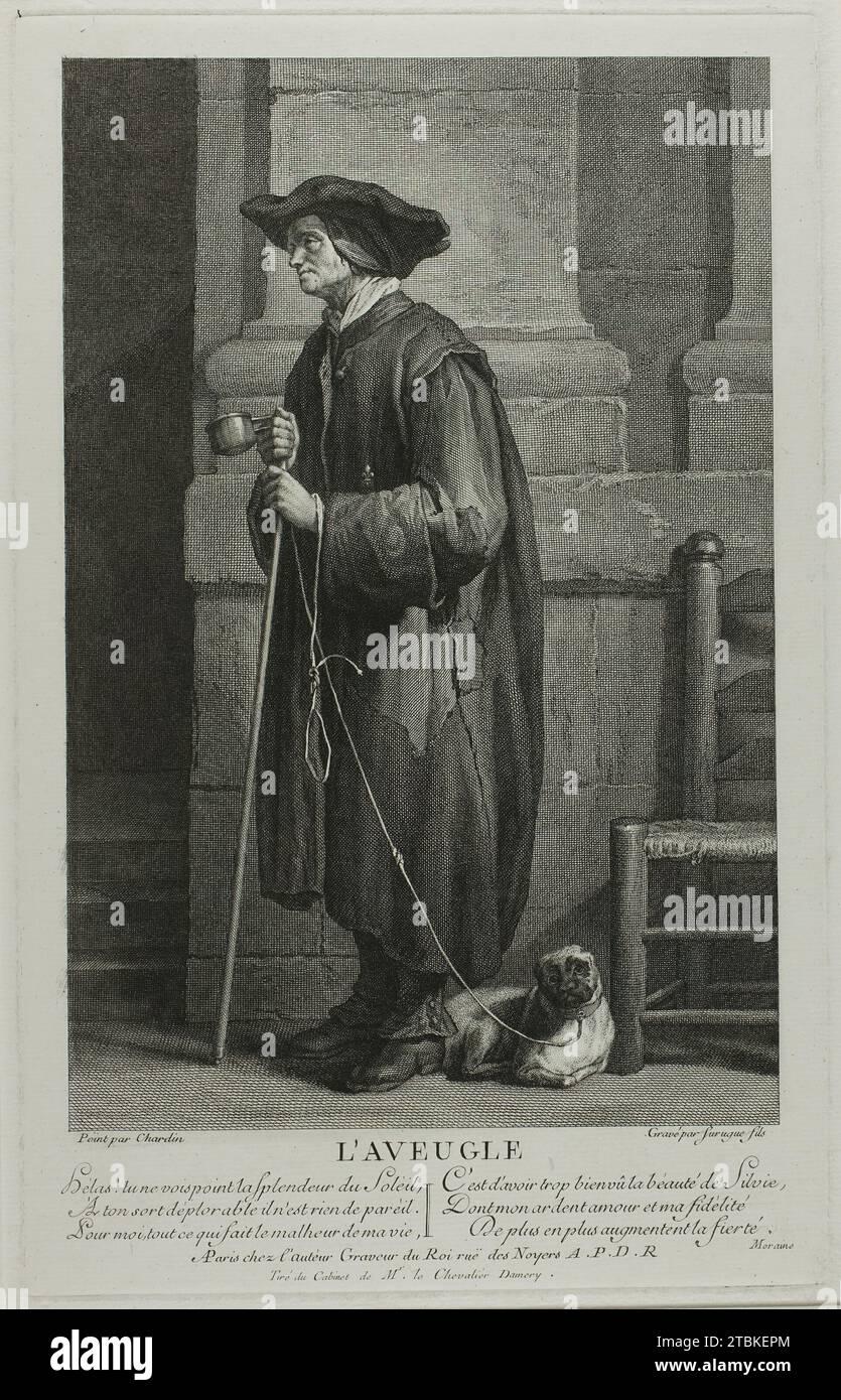 The Blind Man Begging, c. 1753 Stock Photo - Alamy