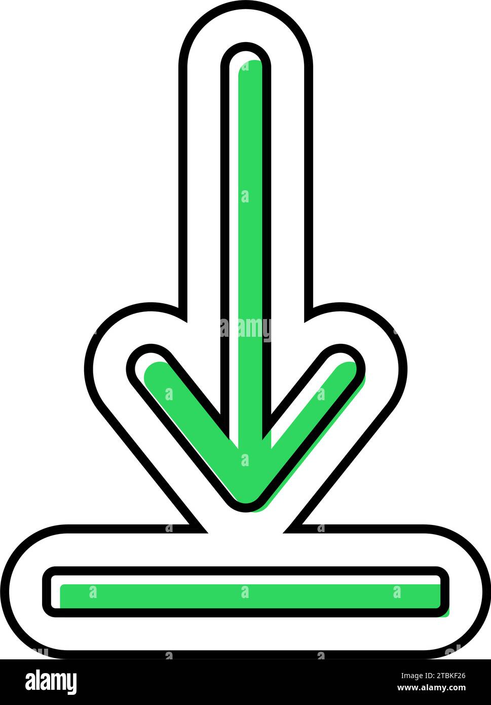 arrow pointing loading process color icon vector illustration Stock Vector Image & Art - Alamy