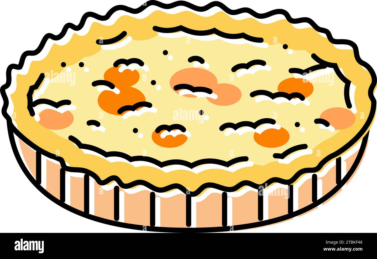Food quiche Stock Vector Images - Alamy