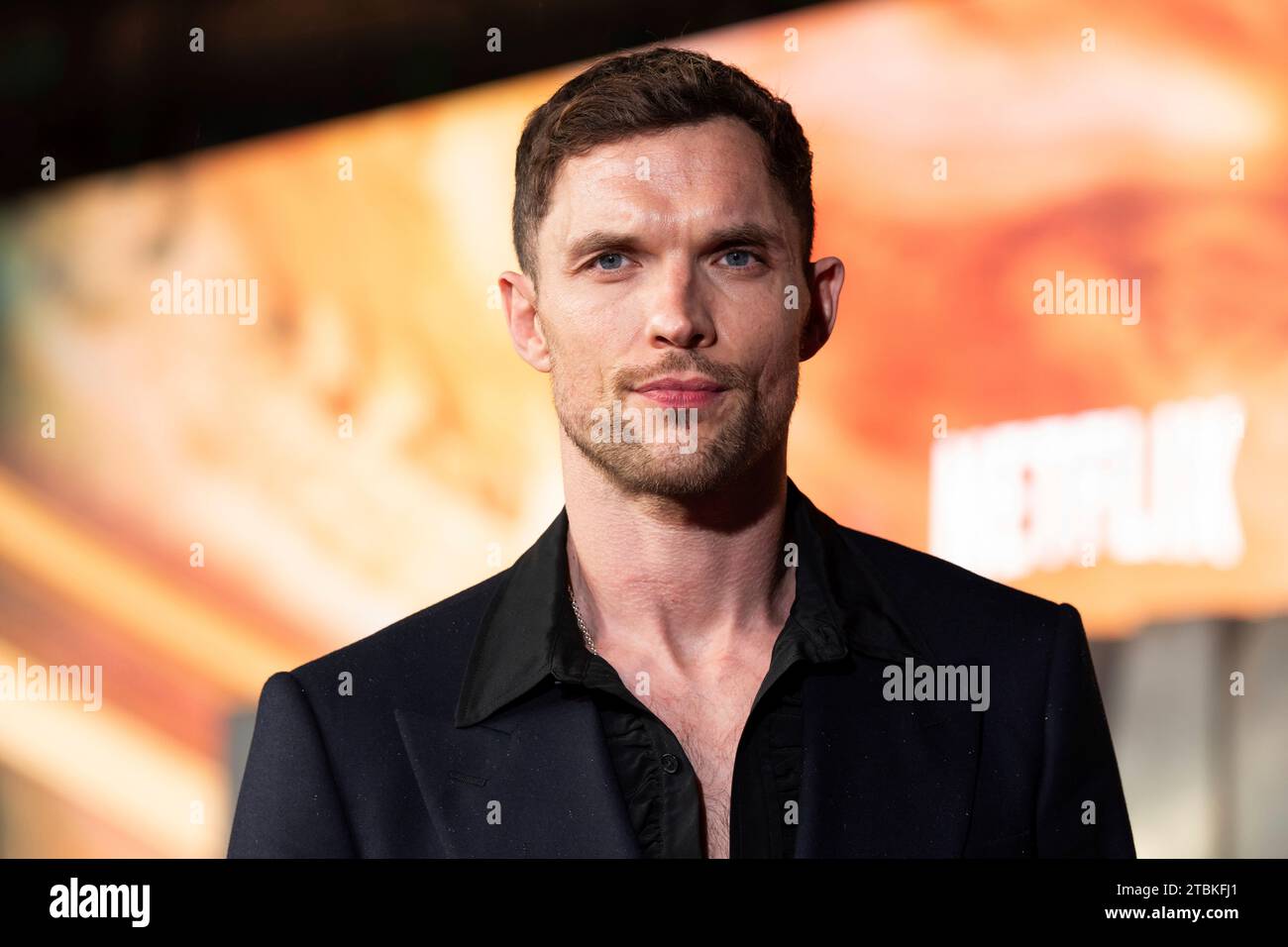 Ed Skrein poses for photographers upon arrival at the premiere of the ...