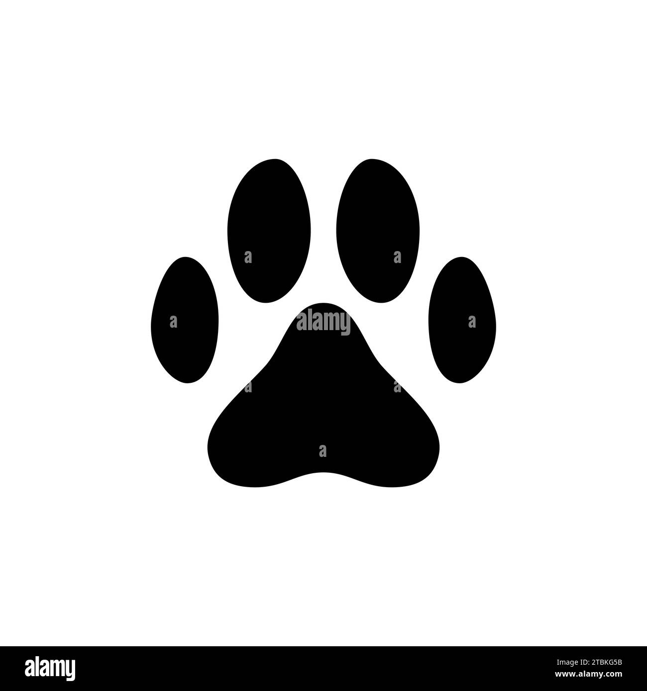 Tiger Paw Print Vector
