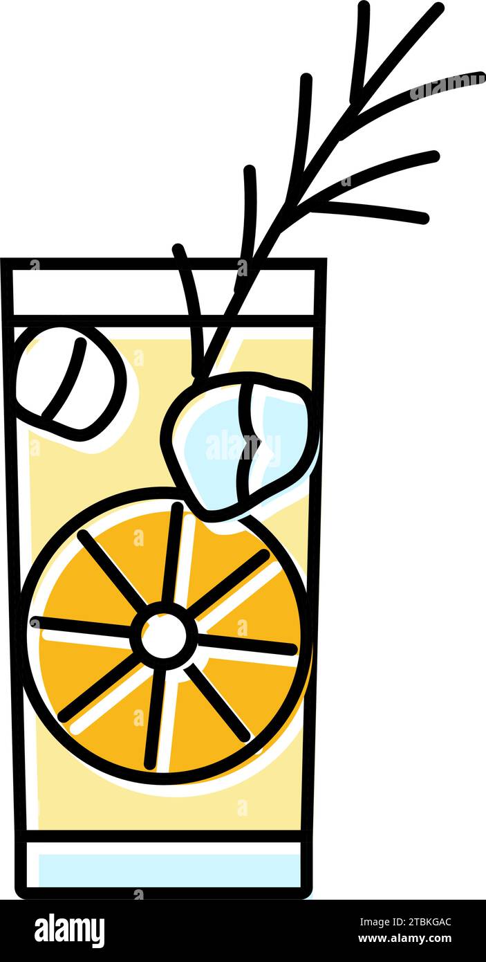 ouzo drink greek cuisine color icon vector illustration Stock Vector ...