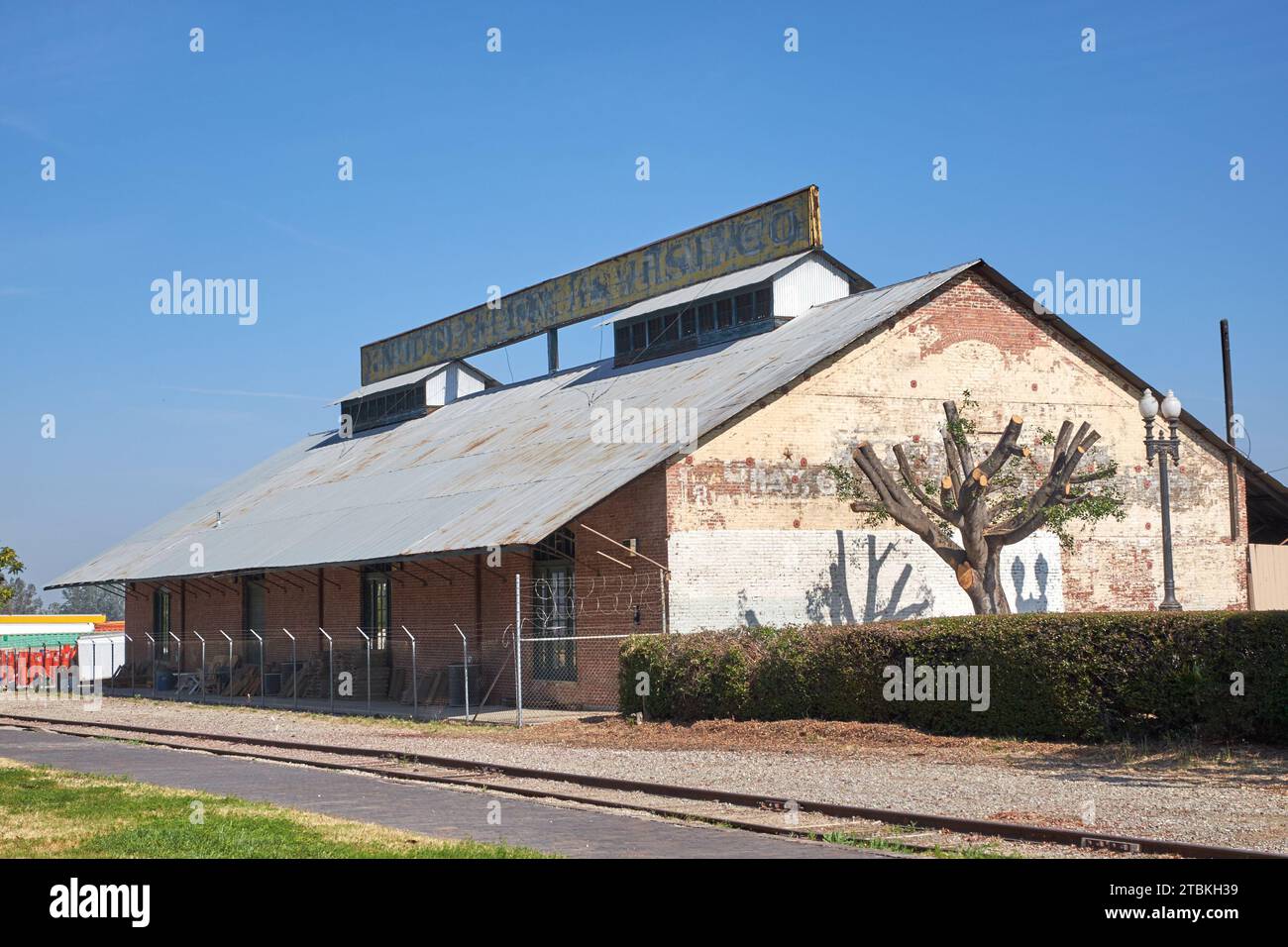 Redlands, California, USA. 2nd June, 2016. An old building along the ...