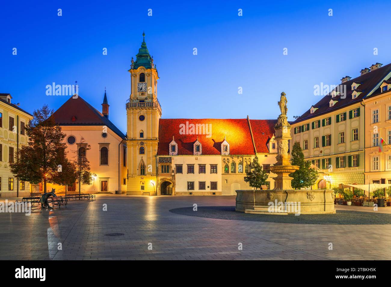 Bratislava, Slovakia. Old Town Hall of Bratislava (Pressburg) in Hlavne ...