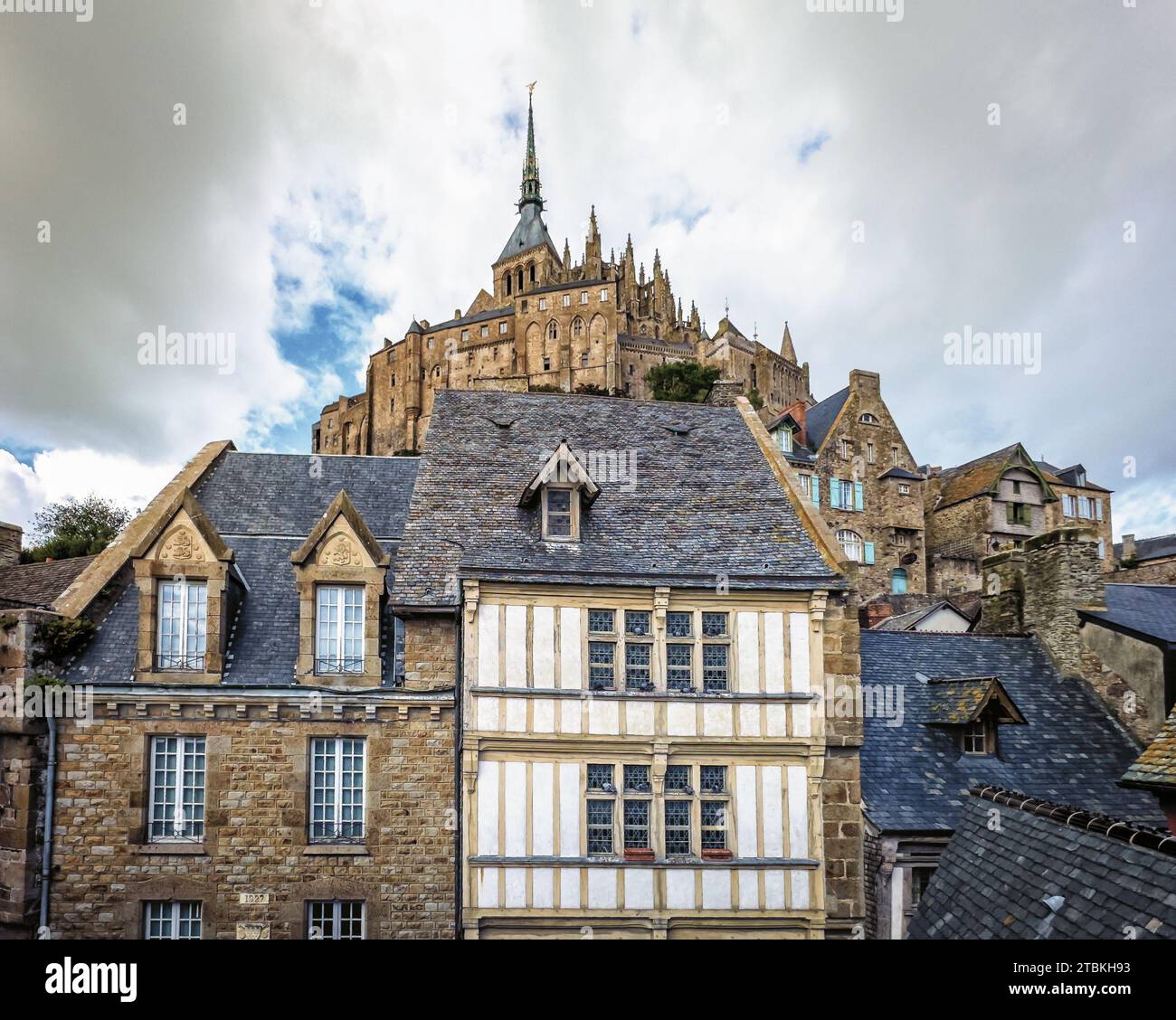 Normandy, France, Sept 22nd 2023, view of the architecture inside the ...
