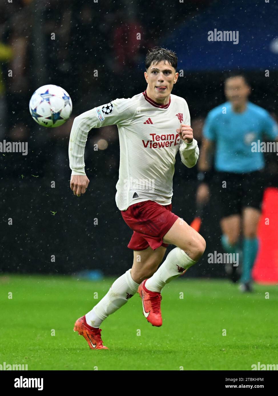 ISTANBUL - Alejandro Garnacho of Manchester United FC during the UEFA ...