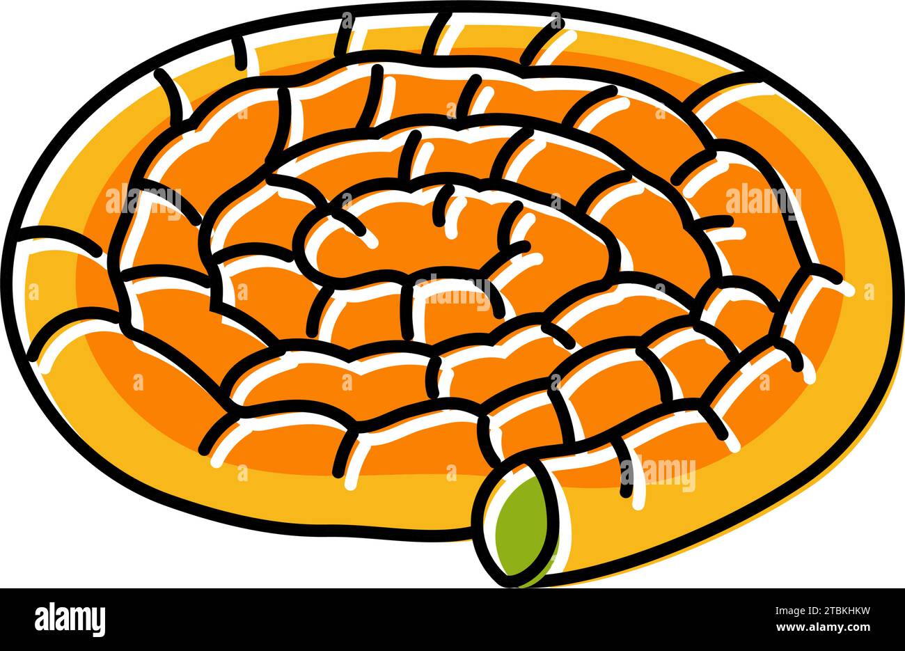 borek pastry turkish cuisine color icon vector illustration Stock ...