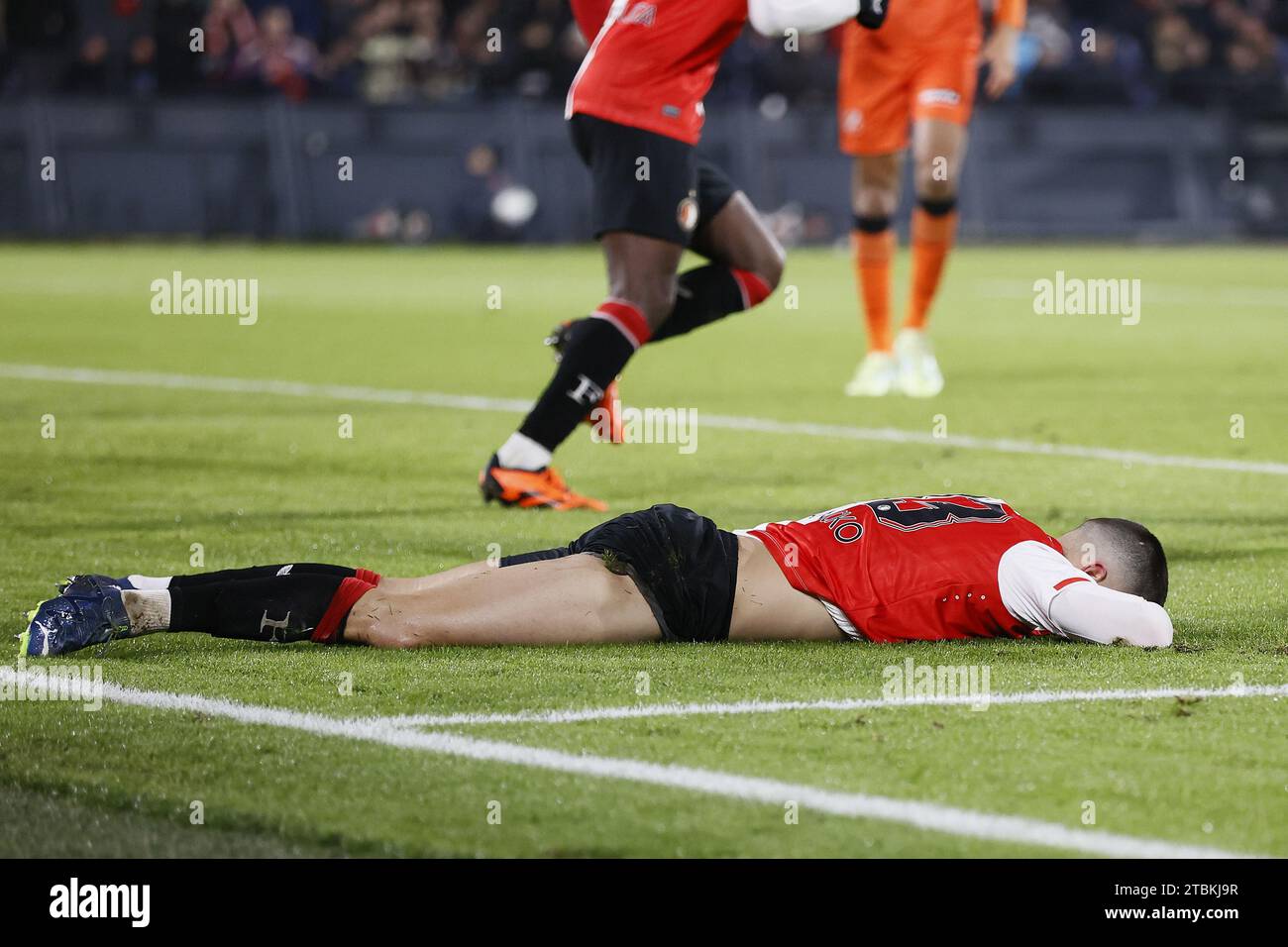 ROTTERDAM - David Hancko of Feyenoord is disappointed during the Dutch ...