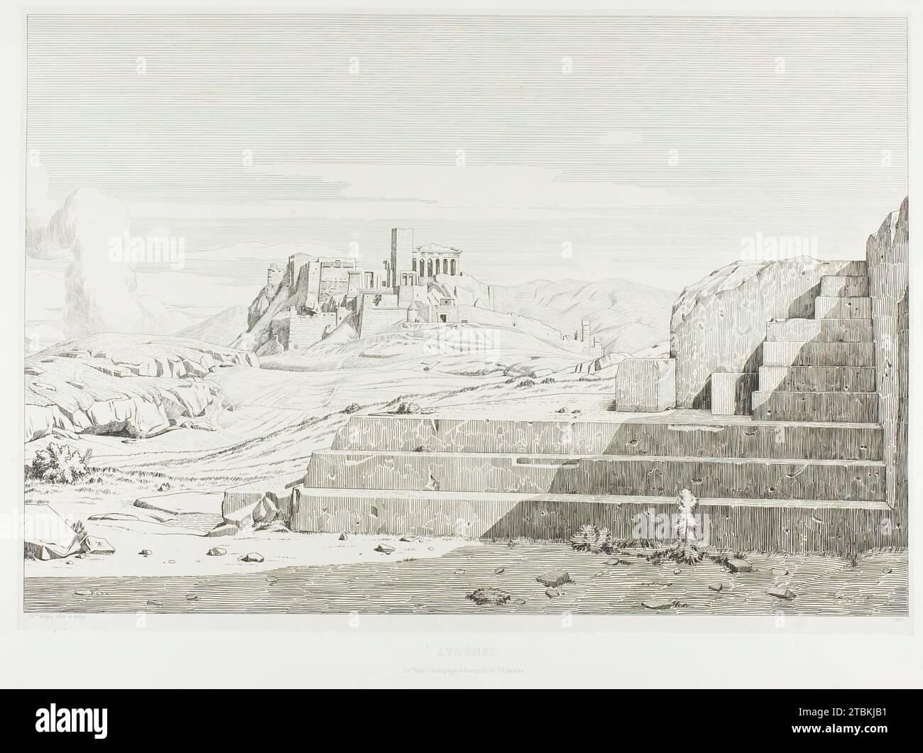 The Acropolis, Athens: The Pnyx, Areopagus, Acropolis and Mount ...