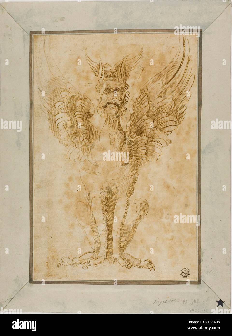 Pen and ink monster head hi-res stock photography and images - Alamy