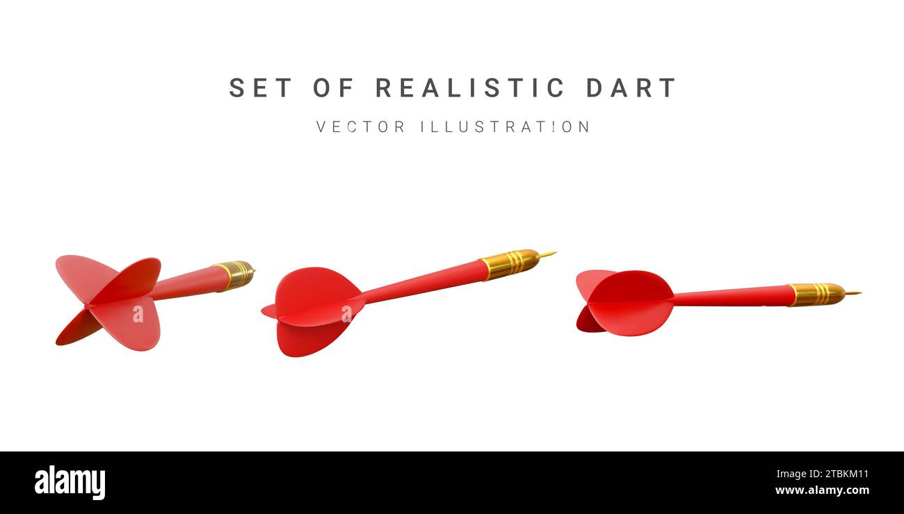 Darts throwing Stock Vector Images - Alamy