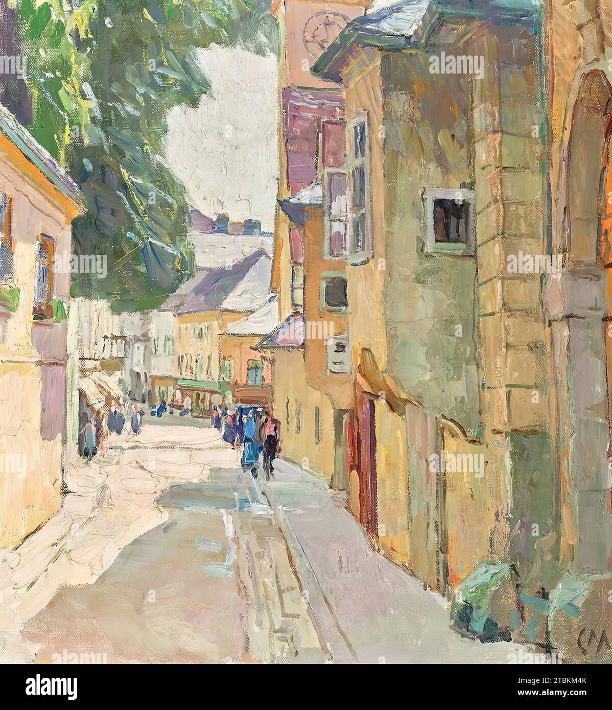 Dr Seipel Strasse in Modling, 1942. View of the Beethovenhaus ...