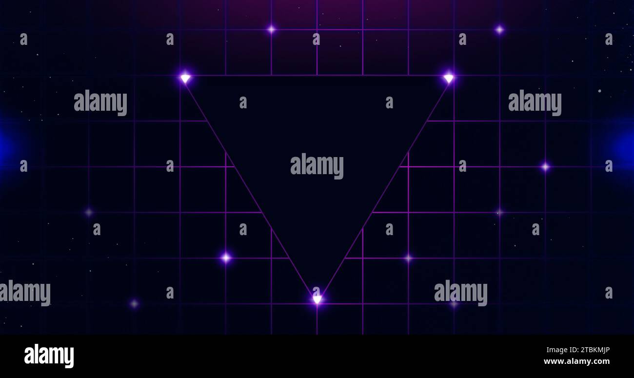 Retro 80s sci-fi futuristic style background. Vector retro futuristic synth wave illustration in ...