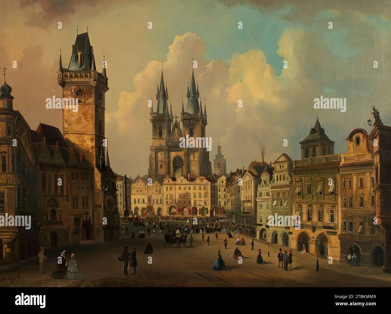 Old town square prague czechoslovakian hi-res stock photography and ...