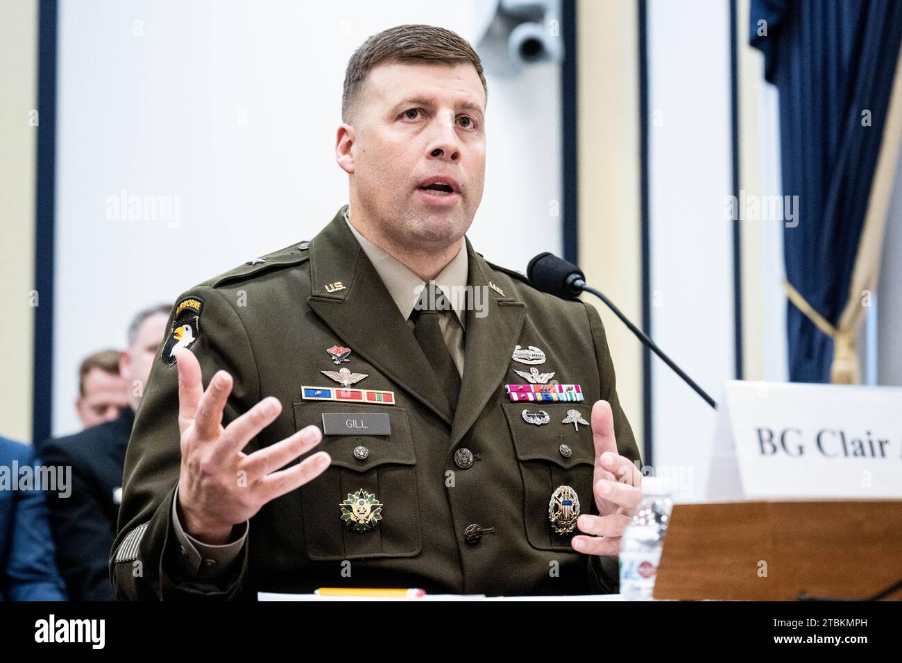 Washington, United States. 07th Dec, 2023. Brigadier General Clair Gill ...