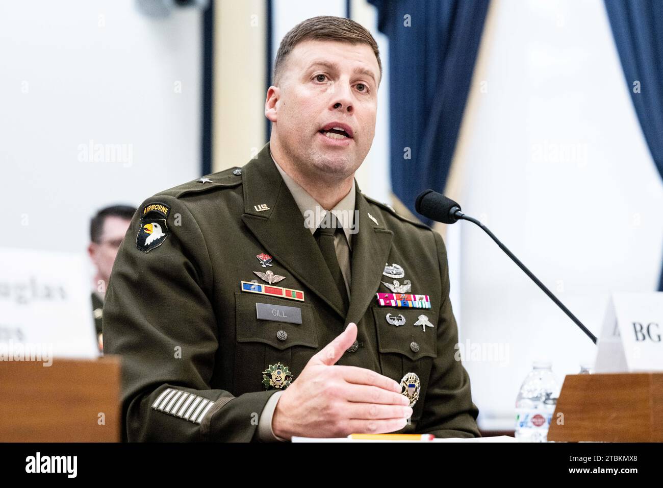 Washington, United States. 07th Dec, 2023. Brigadier General Clair Gill ...