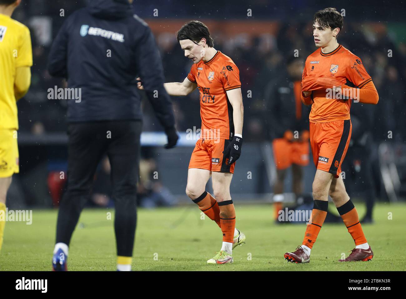 ROTTERDAM - (l-r) Oskar Buur of FC Volendam, Josh Flint of FC Volendam ...